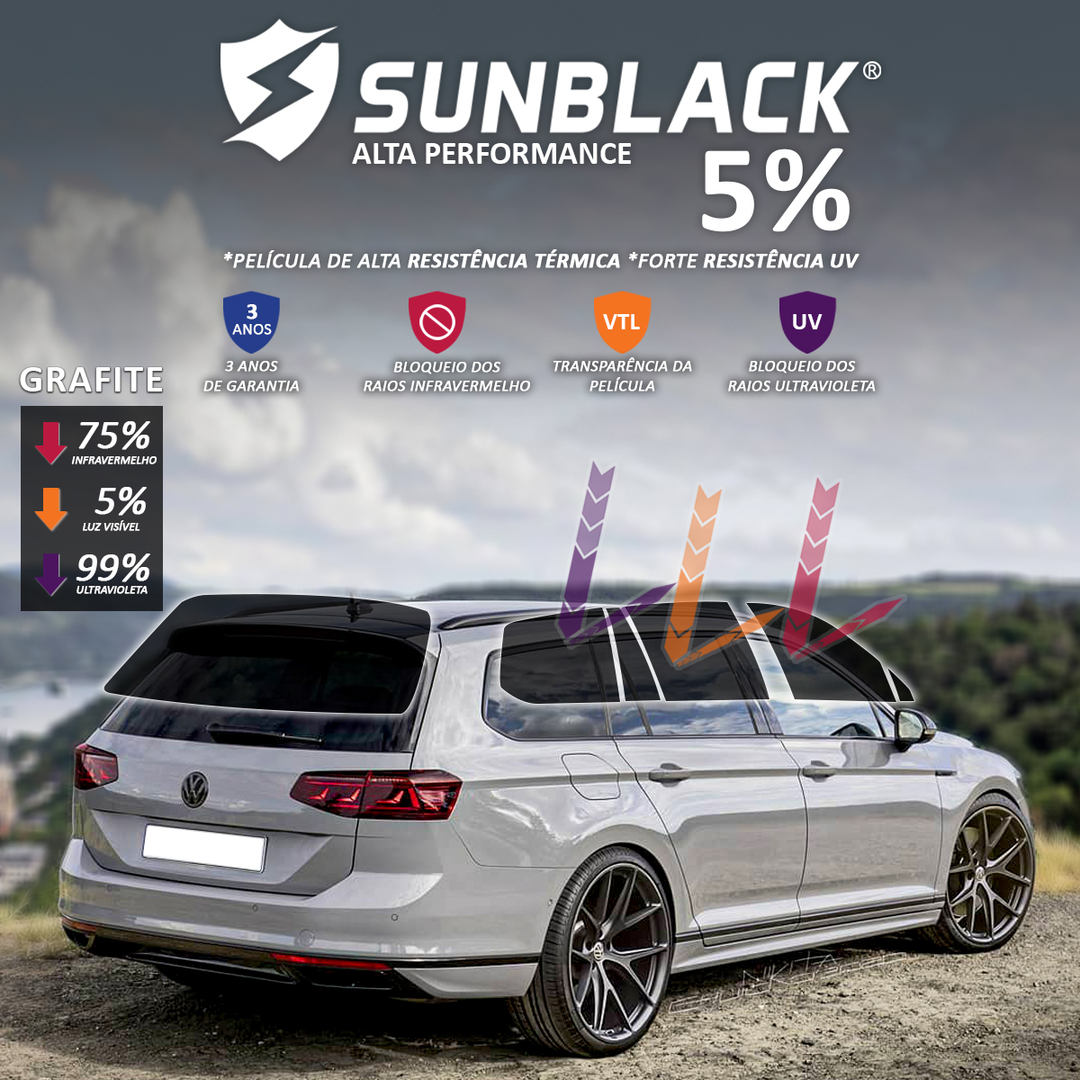 Película G5 Nano Cerâmica SUNBLACK – Inova Film